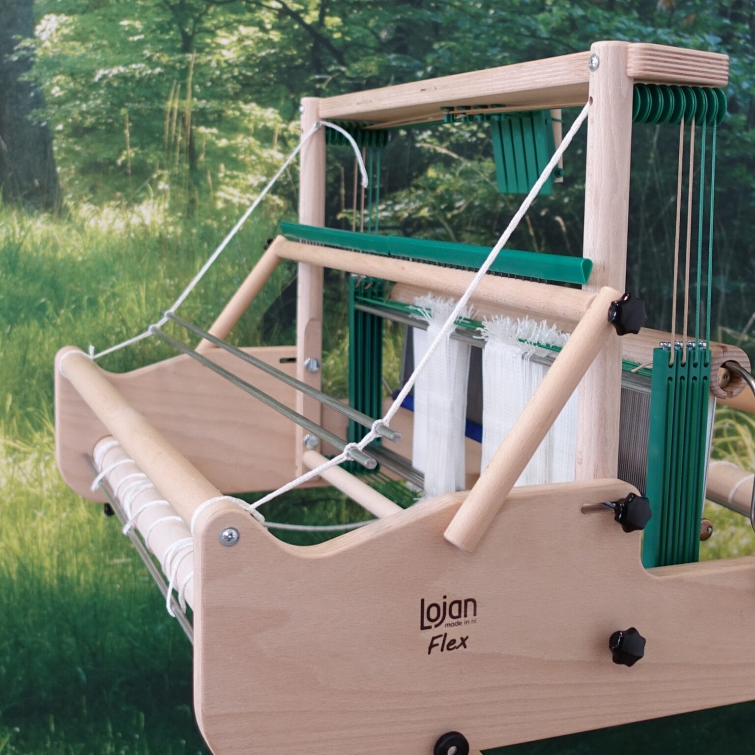 Flex rigid heddle loom - Lojan wheels and looms