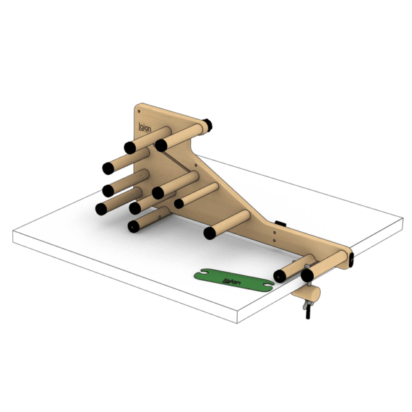 3-in-1 Inkle loom - Lojan wheels and looms