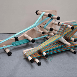 3-in-1 Inkle loom - Lojan wheels and looms